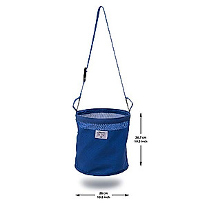 Hampton Rose Co. - 2-Pack Horse Feeding Bags - Heavy-Duty Breathable PVC-Coated Mesh Grain Feeder Nose Muzzle with Adjustable Straps - Complete with Stitched-in Alloy Rings and Solid Base