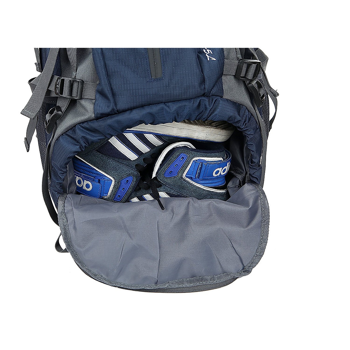 WoneNice 50L(45+5) Waterproof Hiking Backpack - Outdoor Sport Daypack with Rain Cover