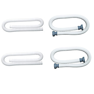 Intex 1.25In Replacement Hose (2 Pack) & 1.5In Water Replacement Hose (2 Pack)