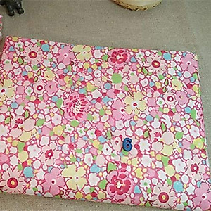 Bluelans 7pcs 10" x 10" (25cm x 25cm) Top Cotton Craft Fabric Bundle Squares Patchwork DIY Sewing Scrapbooking Quilting Floral Dot Pattern Light Pink