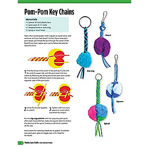 Plastic Lace Crafts for Beginners: Groovy Gimp, Super Scoubidou, and Beast Boondoggle (Design Originals) Master the Essential Techniques of Lacing 4-Strand & 6-Strand Key Chains, Bracelets, & More
