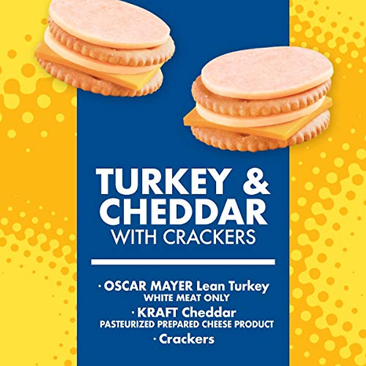 Lunchables Turkey & Cheddar Cheese Snack Kit with Crackers (3.2 oz Tray)