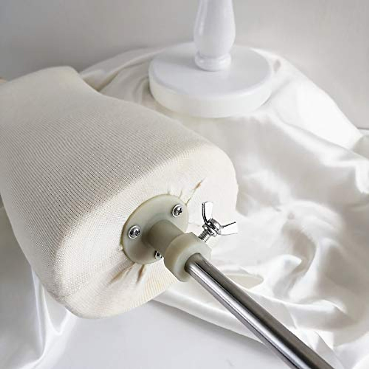 Tailors Dummy Mannequins Small Dressmakers Dummy Male, 1:2 Scale Adjustable Height, Tailor Manikins Mini Doll Dress Form Display Accessories Decoration Dressform Mannequin