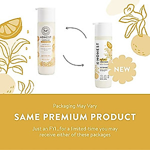 The Honest Company Silicone-Free Conditioner | Gentle for Baby | Naturally Derived, Tear-free, Hypoallergenic | Citrus Vanilla Refresh, 10 fl oz