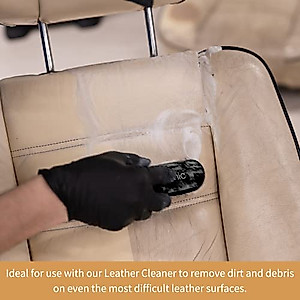 Furniture Clinic Leather Cleaning Brush | for Cleaning Leather Furniture, Shoes, Bags, & More | Easy to Use