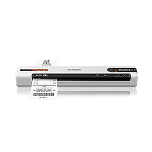 Epson RapidReceipt RR-70W Wireless Mobile Receipt and Color Document Scanner with Complimentary Receipt Management and PDF Software for PC and Mac (Renewed)