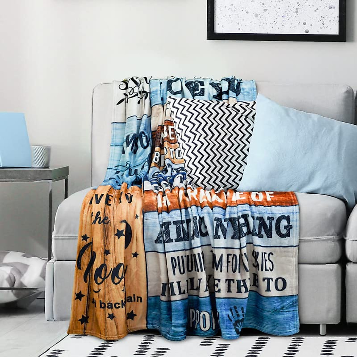 Eslygoily Gifts for Nephw from Aunt Uncle for Nephw from Aunt Uncle Unique Gifts Ideas for Nephw from Aunt Uncle Birthday for Nephw Throw Blanket 60x50 inch