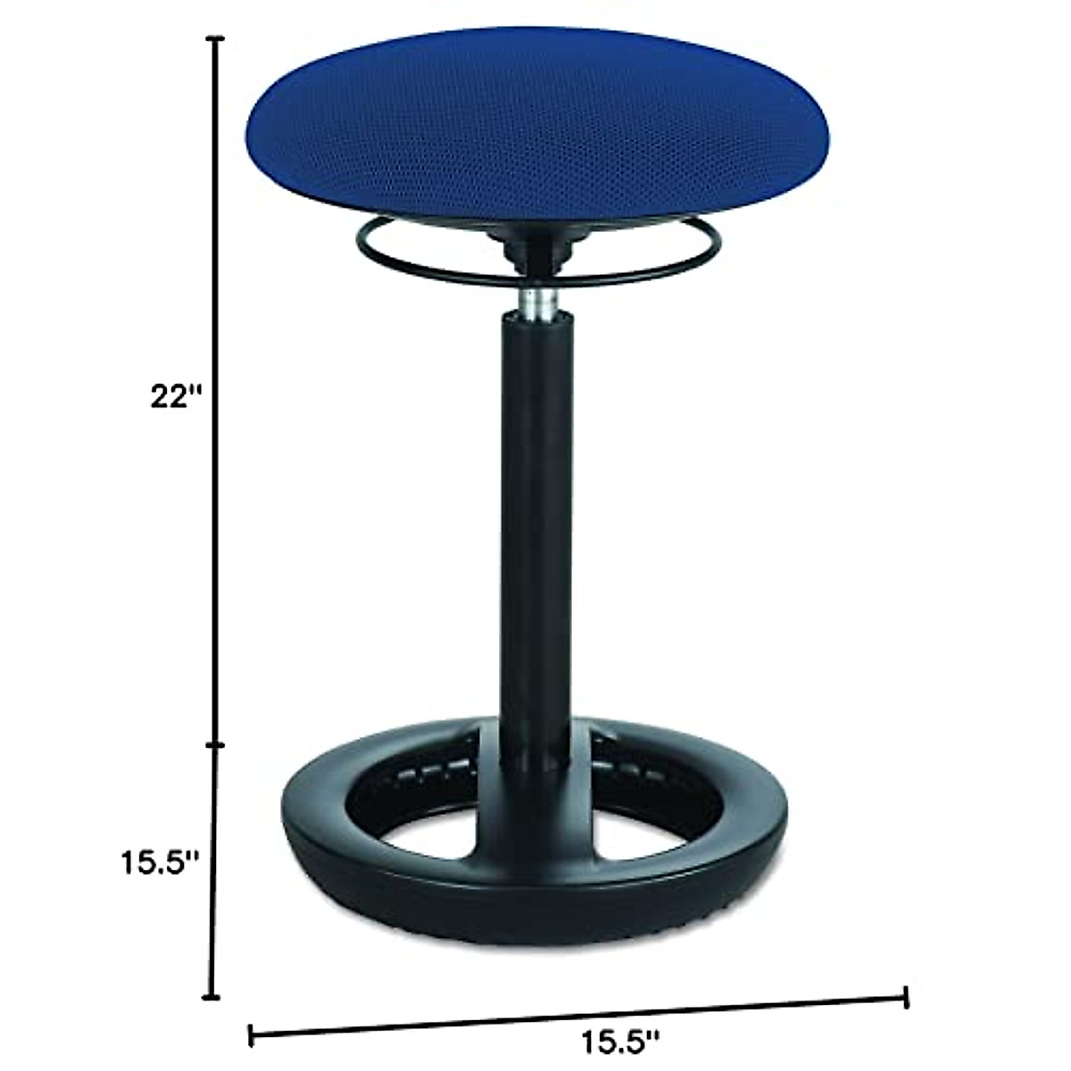 Safco Products Twixt Active Seating, Blue