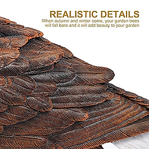 Veemoon Simulation Eagle Garden Statue, Eagle Figure Landscaping Ornament, Bald Eagle on Rock Garden Statue for Home Indoor Outdoor Garden Courtyard Lawn Yard