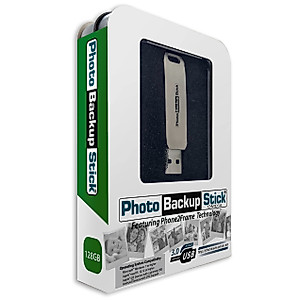 Photo Backup Stick for Android (128GB) - Back Up Photos and Videos from Android Phones & Tablets
