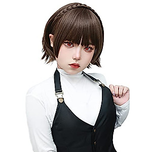 C-ZOFEK Cosplay Wig Braid Strip Styled (Dark Brown)
