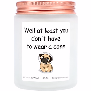 Lavender Scented Soy Candles - Get Well Soon Gifts for Women or Men - Funny Cute After Surgery Cancer Recovery Feel Better Gifts for Friend, Mom, Daughter, Sister Wife, Girlfriend, Her, Him