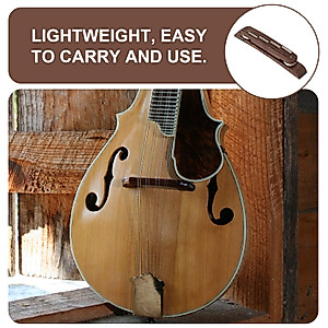 Milisten Acoustic Guitar Bridge Rosewood Jazz Guitar Bridge Bass Guitar Mandolin Replacement Part
