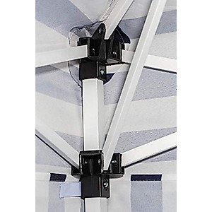 Impact 4'x4' Pop up Changing Dressing Room, Black and White