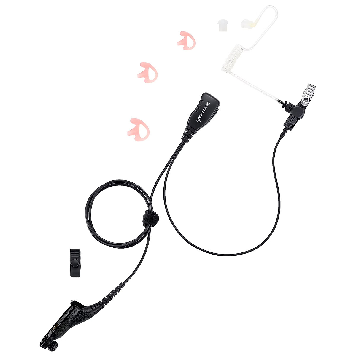 commountain APX 6000 XPR 7550e Earpiece w/Mic Compatible for Motorola Radios APX 8000 APX 7000 4000 XPR 7580e 7380e XPR 7550 7350e 7350 APX6000 APX7000 APX8000 XPR7550 XPR7550e, Surveillance Headset