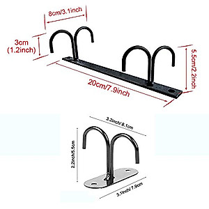CHDHALTD Under Cabinet Mug Rack,Storage Shelf Cup Hanger,Mug Hooks Under Cabinet Mug Holder Rack,Coffee Cups and Kitchen Utensils Display(B 1Pcs)
