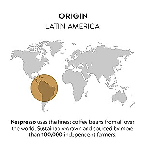 Nespresso Vertuo Melozio Decaffeinato, Medium Roast Espresso, 30 Count Coffee Capsules (VERTUO ONLY)