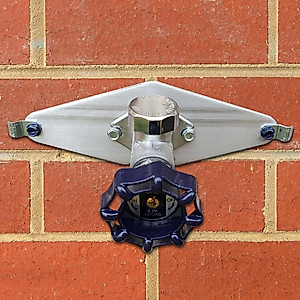 Hose Bib Buddy 2 Pack - Spigot Mounting Plate Hose Bib Repair Kit | Outdoor Faucet Repair Kit | Registered Original USA | SharkBite Hose Bib Mounting Plate | No Removal or Plumbing Required (2 Pack)