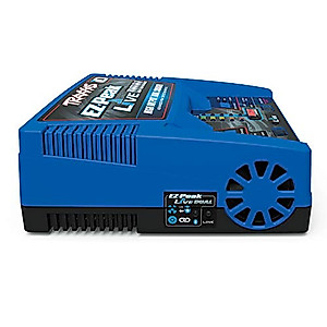 Traxxas EZ Peak Live Dual, 200W Multi-Chemistry Charger with ID, Blue 2973