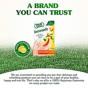 True Peach Lemonade Drink Mix, 10-count-3g each (Pack of 4)
