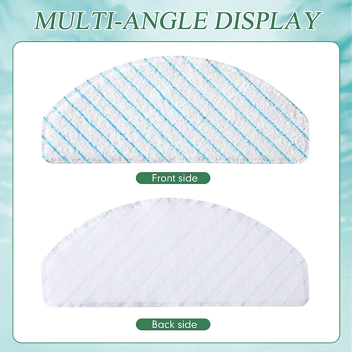 100 Packs Disposable Mop Pads Replacement Mopping Cloths Pads Compatible with T9 /T9+ /T8 /T8+ /T8 AIVI /N8 /N8 Pro /N8 Pro+ Robot Vacuum Cleaner