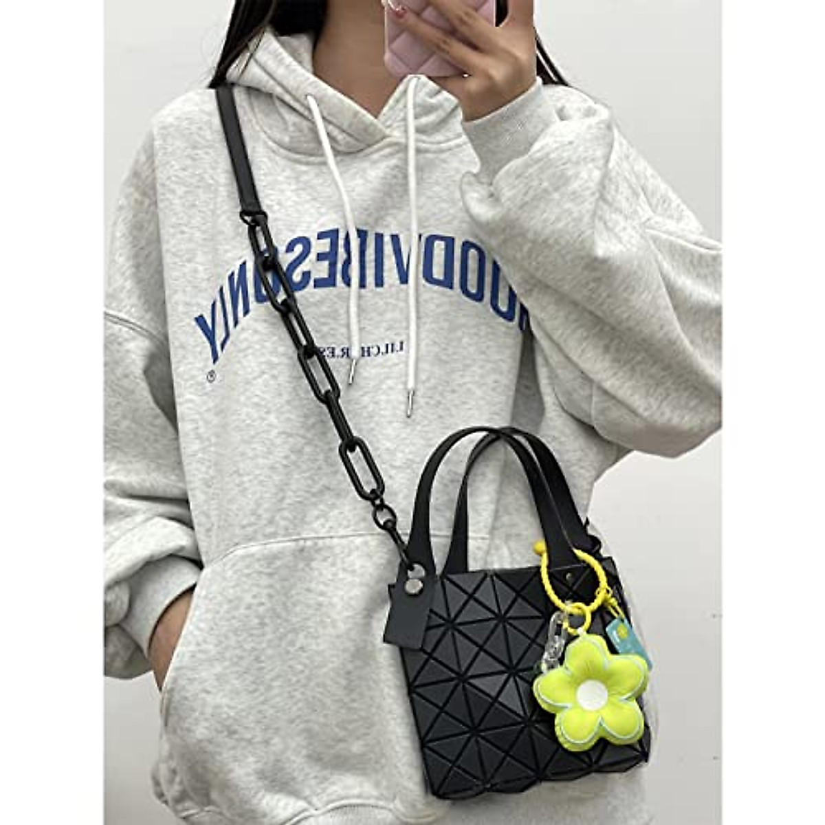 BAIXUEJI Genuine Leather Purse Strap Adjustable Replacement Crossbody Shoulder Bag Handbag (Shoulder Strap (Black))