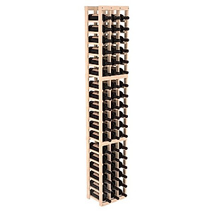 Wine Racks America InstaCellar Wine Rack Kit - Durable and Expandable Wine Storage System, Pine Unstained - Holds 54 Bottles