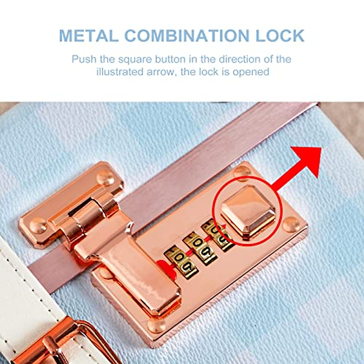 urecity Cute Suitcase Set for Teen Girls Kawaii, Lightweight and Durable Aesthetic Luggage Set 2 Piece, Tote Case Included (Blue Plaid, 26"+12")