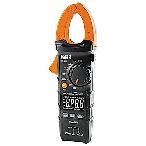 Klein Tools CL380 Electrical Tester, Digital Clamp Meter and Non-Contact Voltage Tester, Auto-Ranging and TRMS, 400 Amps, LCD Display