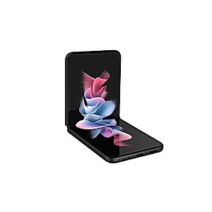 Samsung Galaxy Z Flip 3 Flip3 5G Fully Unlocked Android Cell Phone US Version Smartphone Flex Mode, Intuitive Camera Compact - (Renewed) (256GB, Pink)