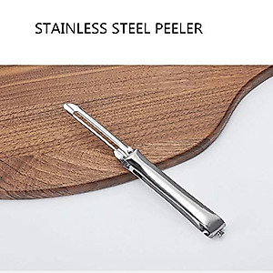 Aniso Kitchen vegetable peeler-Stainless steel rotary peeler for vegetable and carrot fruit，with ergonomic safety and control handle-Dishwasher Safety