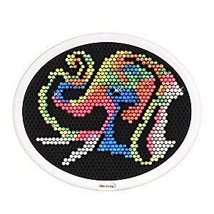 Lite Brite Oval High Definition - Light Up Toy – 650 Mini Pegs, 8 HD Design Templates, Great Gift for Girls and Boys Ages 6+