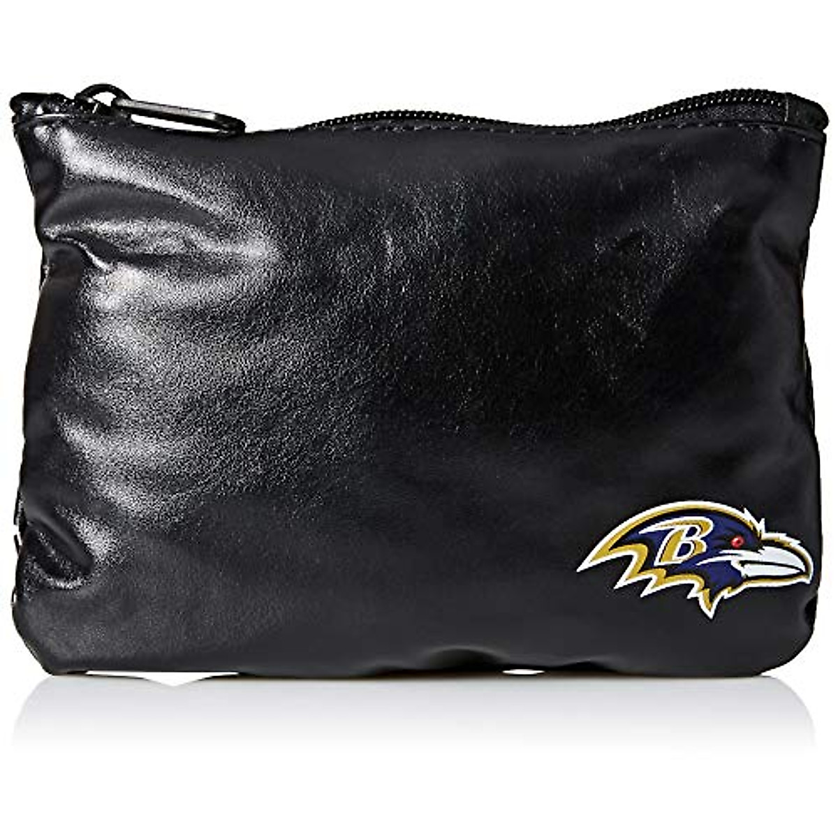 FOCO Baltimore Ravens Exclusive Team Logo Flats With Clutch Extra Large