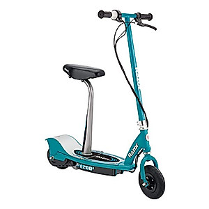 Razor E200S Electric Scooter - 8" Air-filled Tires, 200-Watt Motor, Up to 12 mph and 40 min of Ride Time, Teal