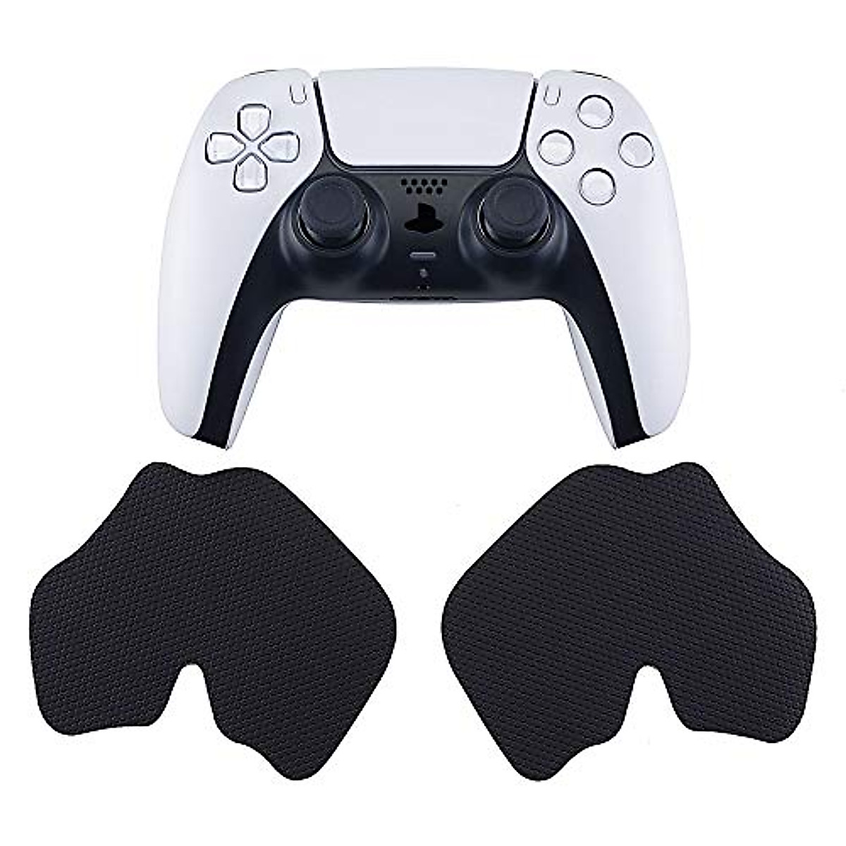 eXtremeRate PlayVital Anti-Skid Sweat-Absorbent Controller Grip for ps5 Controller, Professional Textured Soft Rubber Pads Handle Grips for ps5 Controller