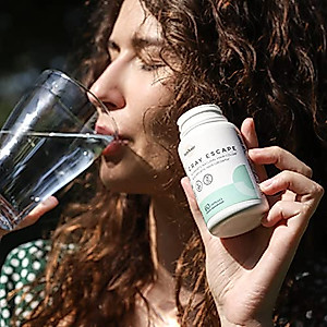 heyhair Gray Escape Advanced Anti Gray Hair Growth Supplement - Catalase, Saw Palmetto, Biotin, FoTi, PABA (2 Capsules per Day / 1 Month Supply)