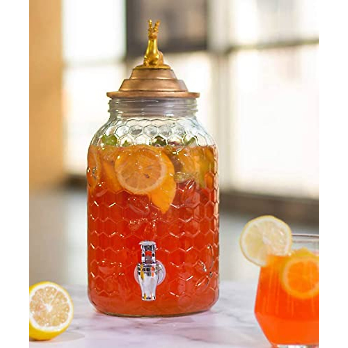 Hgzaccompany 2 pack Beverage Dispenser Replacement Spout for Drink Dispenser Spigot,Push Style spigot for Beverage Dispenser Carafe, Water Dispenser Replacement Faucet