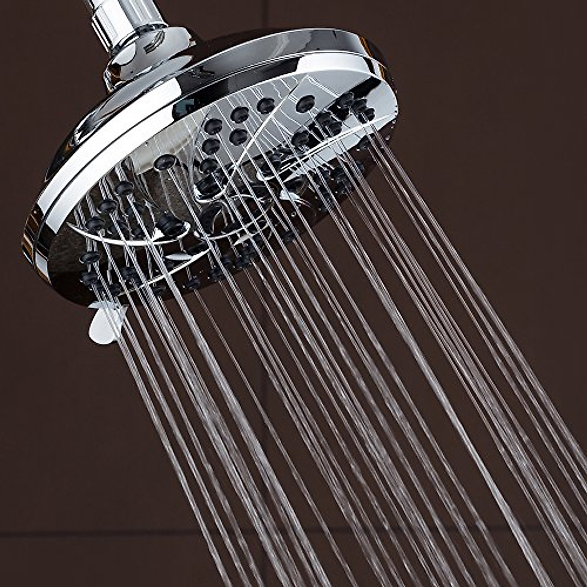 High Pressure 6-inch / 6-Setting Premium Rain Shower Head by AquaDance for the Ultimate Shower Spa Experience! Officially Independently Tested to Meet Strict US Quality & Performance Standards!
