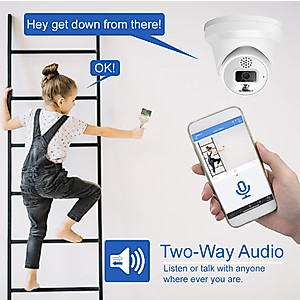 Gw Security 16 Channel Nvr 8mp 4k Security Camera System - 8 x 8mp Human Vehicle Smart Ai Detection Outdoor Indoor Poe Ip Full Time Color Night Vision Turret Camera