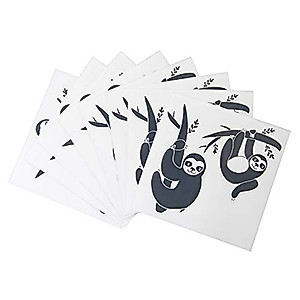 Ubbi Sloth Peel and Stick Decal Stickers, Decorative Sticker for Diaper Pail or Baby Nursery