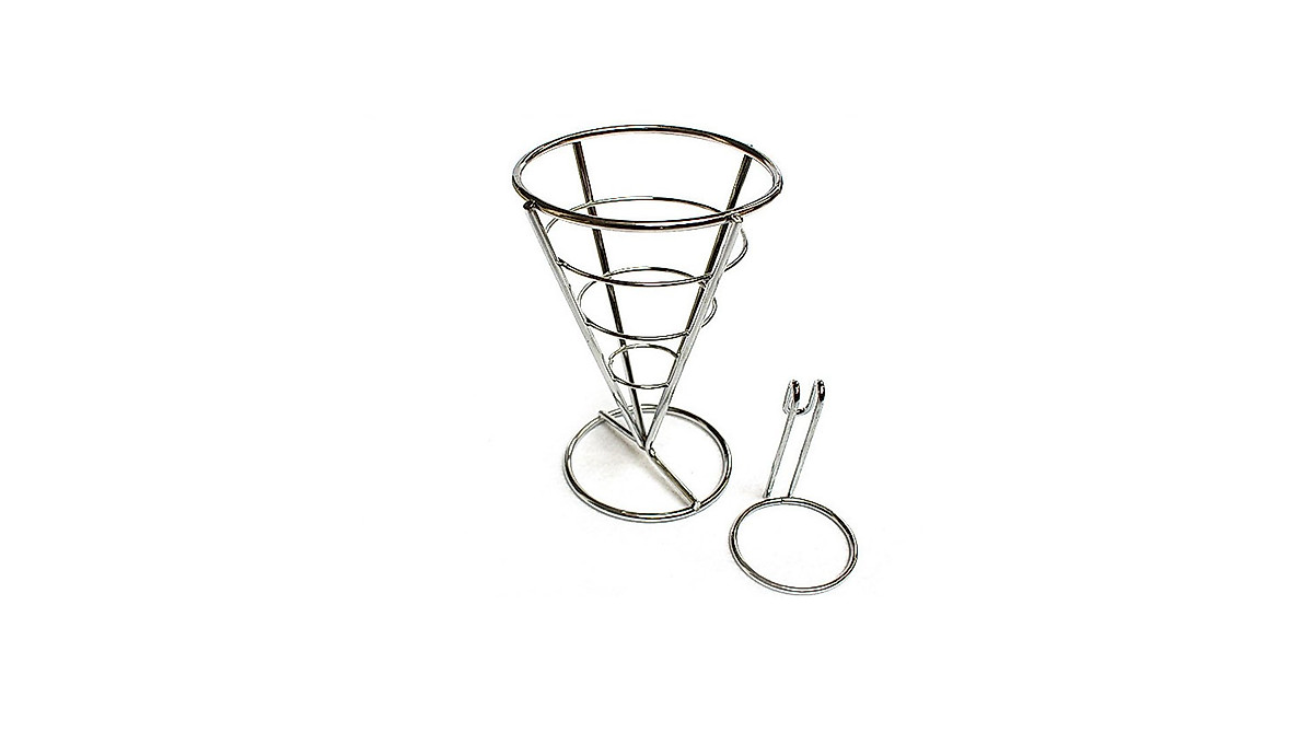 Stylish French Fry Stand Set - BESTonZON Cone Holder