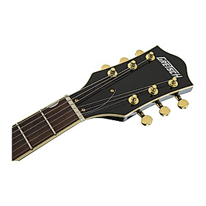 Gretsch G5655TG Electromatic Center Block Jr. Single-Cut Electric Guitar with Laurel Fingerboard, 22 Medium Jumbo Frets, Bigsby and Gold Hardware (Cadillac Green)
