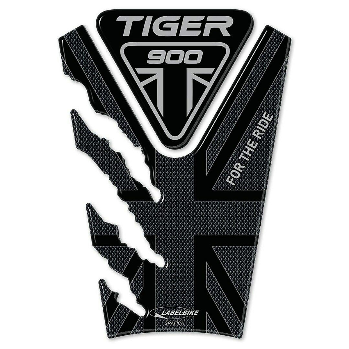 labelbike - 3D gel resin tank pad for Triumph Tiger 900 GT and Rally motorcycles