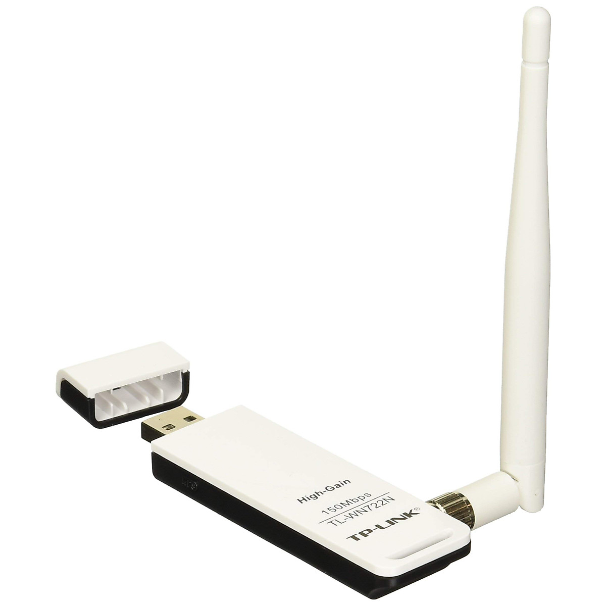 TP-Link TL-WN722N NT Wireless 150Mbps HIGH GAIN USB Adapter 2.4GHZ 802.11N B G Retail(Certified Refurbished).