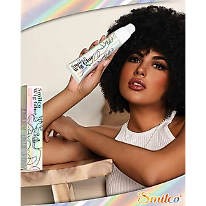 Wig Glue for Front Lace Wig-Smilco 2.6 OZ Waterproof Lace Front Glue Invisible Bonding Strong Hold Lace Wig Glue for Poly and Lace Hairpiece, Wig, Toupee Systems, Lace Glue Hair Replacement Adhesive