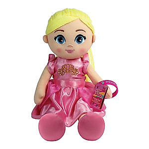 Love Diana Pink Princess Doll, Plush, 15 inch