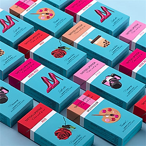 PASNOWFU Tattoo Lipstick, 20 Pcs Tattoo Lipstick cotton swab, Cotton Swab Lipstick, Velvet Matte Tattoo Lip Stain Portable Lip Stain(4 colors)