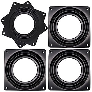 BENLIUDH Lazy Susan Hardware, 4 Inch Lazy Susan Bearing Turntable for Table Serving Trays, Cabinet, DIY Craft Project 4 Pcs