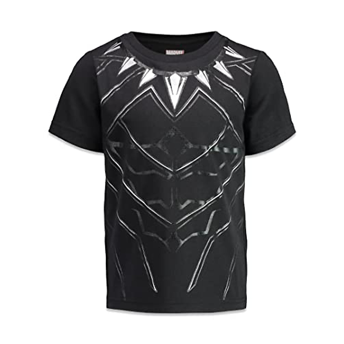 Marvel Avengers Iron Man Captain America Black Panther Big Boys 4 Pack Athletic T-Shirts 10