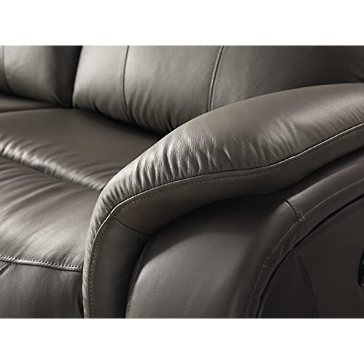 Signature Design by Ashley Chasewood Reclining Power Loveseat, Gray